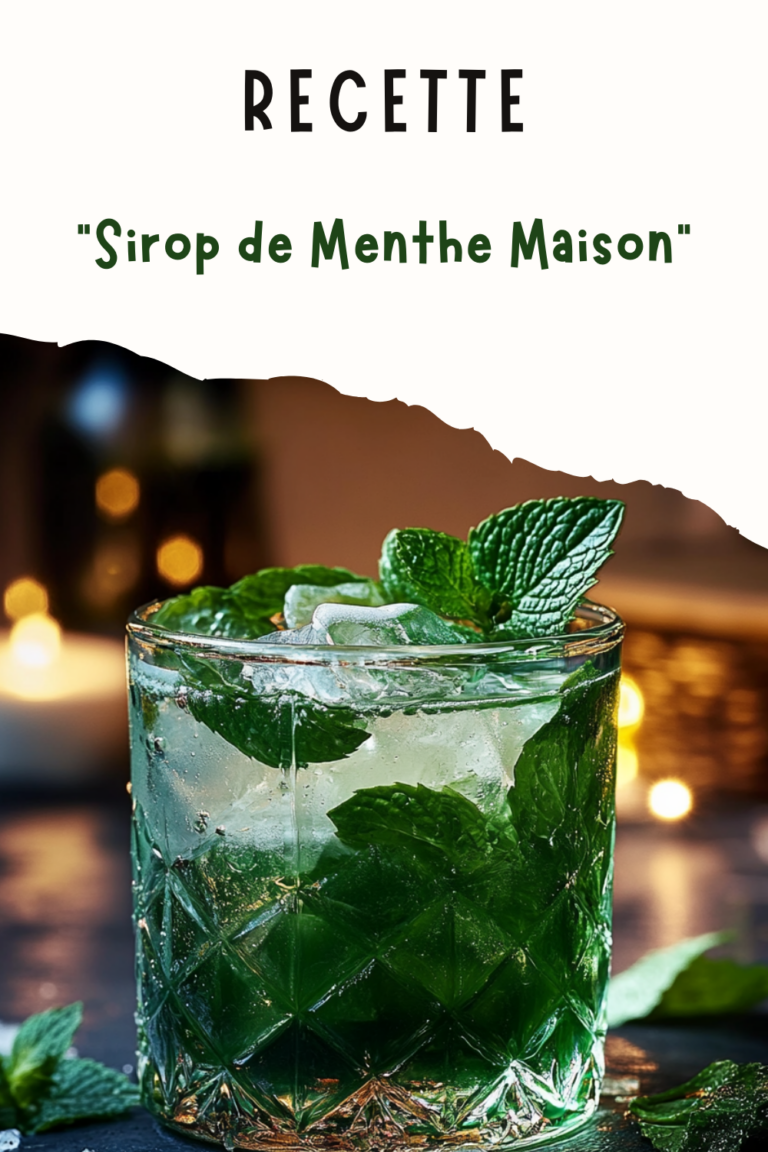 Sirop de Menthe Maison - recettes de charlotte