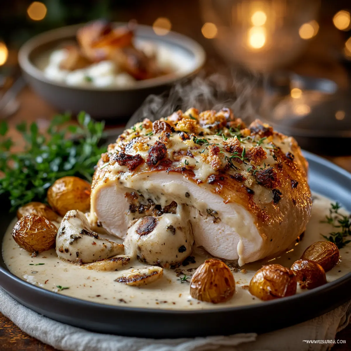 Ballotine de Poulet de Bresse farcie aux Morilles gourmande - recettes ...